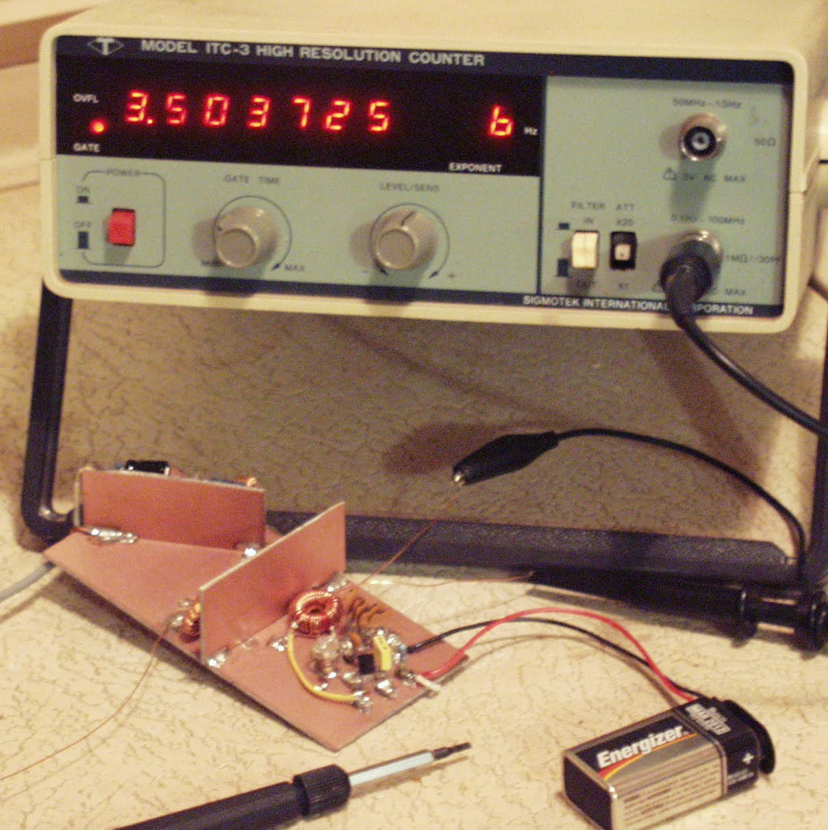 vk5fnet: 80 meter DC Rx step 3 - VFO built and working
