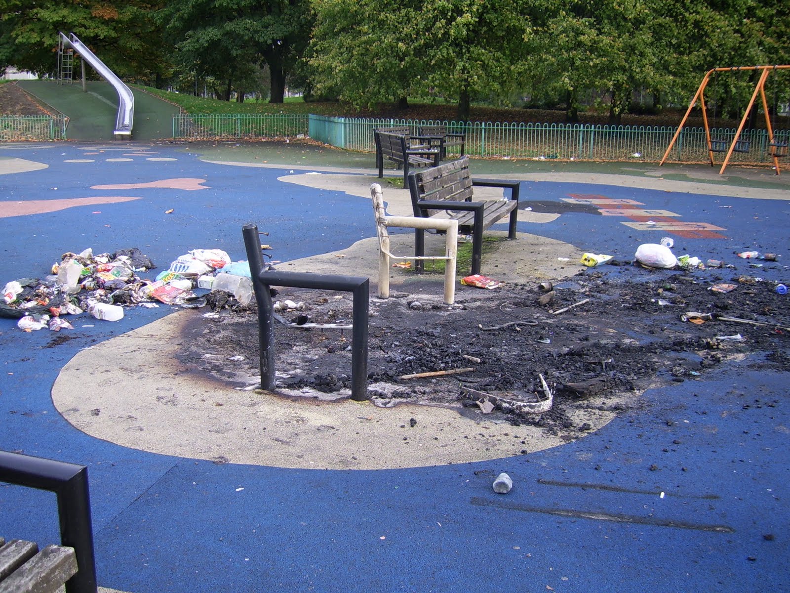 Councillor John Warmisham's Blog: Mindless Vandalism to Parks