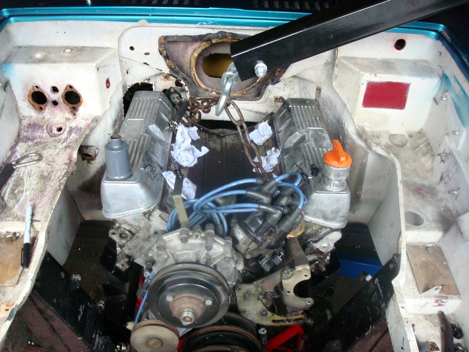 Reliant Scimitar GTE V8 Build: Time to size up the V8