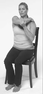 Stretching Tips and Guide: Seated lateral shoulder stretch