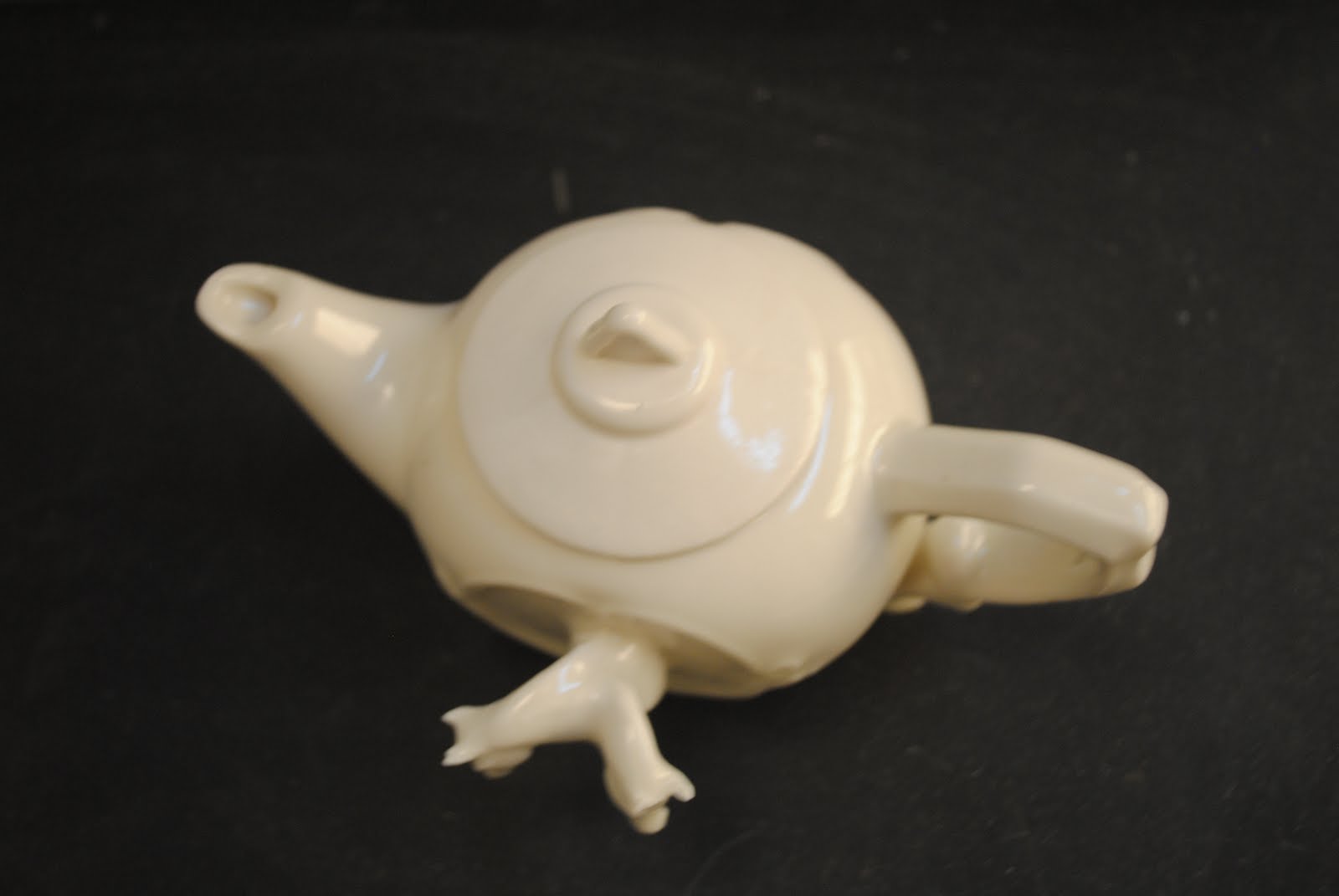 Kateri Sparrow: Double Horse Head teapot