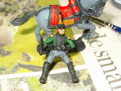 Toy Soldiers and Dining Room Battles: Perry French Dragoons - WIP