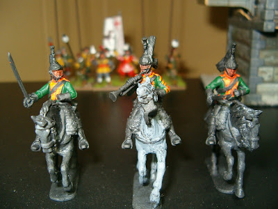 Toy Soldiers and Dining Room Battles: Perry French Dragoons - WIP #2