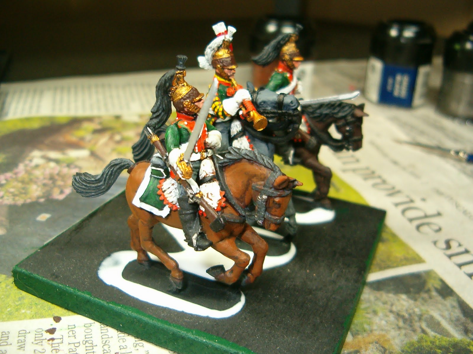 Toy Soldiers and Dining Room Battles: Perry French Dragoons - WIP #5