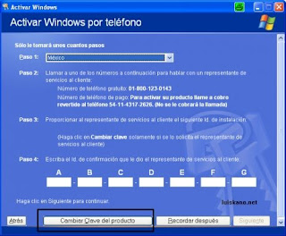 Achepe.NET: Cómo cambiar el serial de Windows