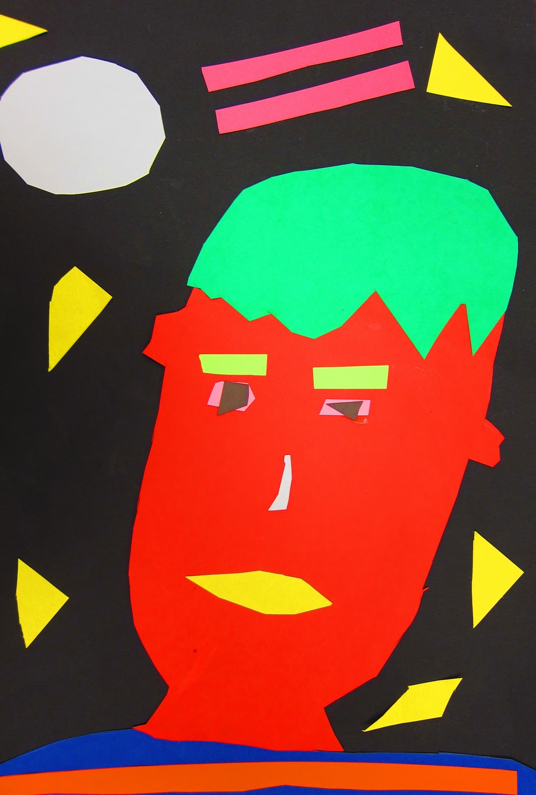 pezzettino: Cut Paper Self-Portraits