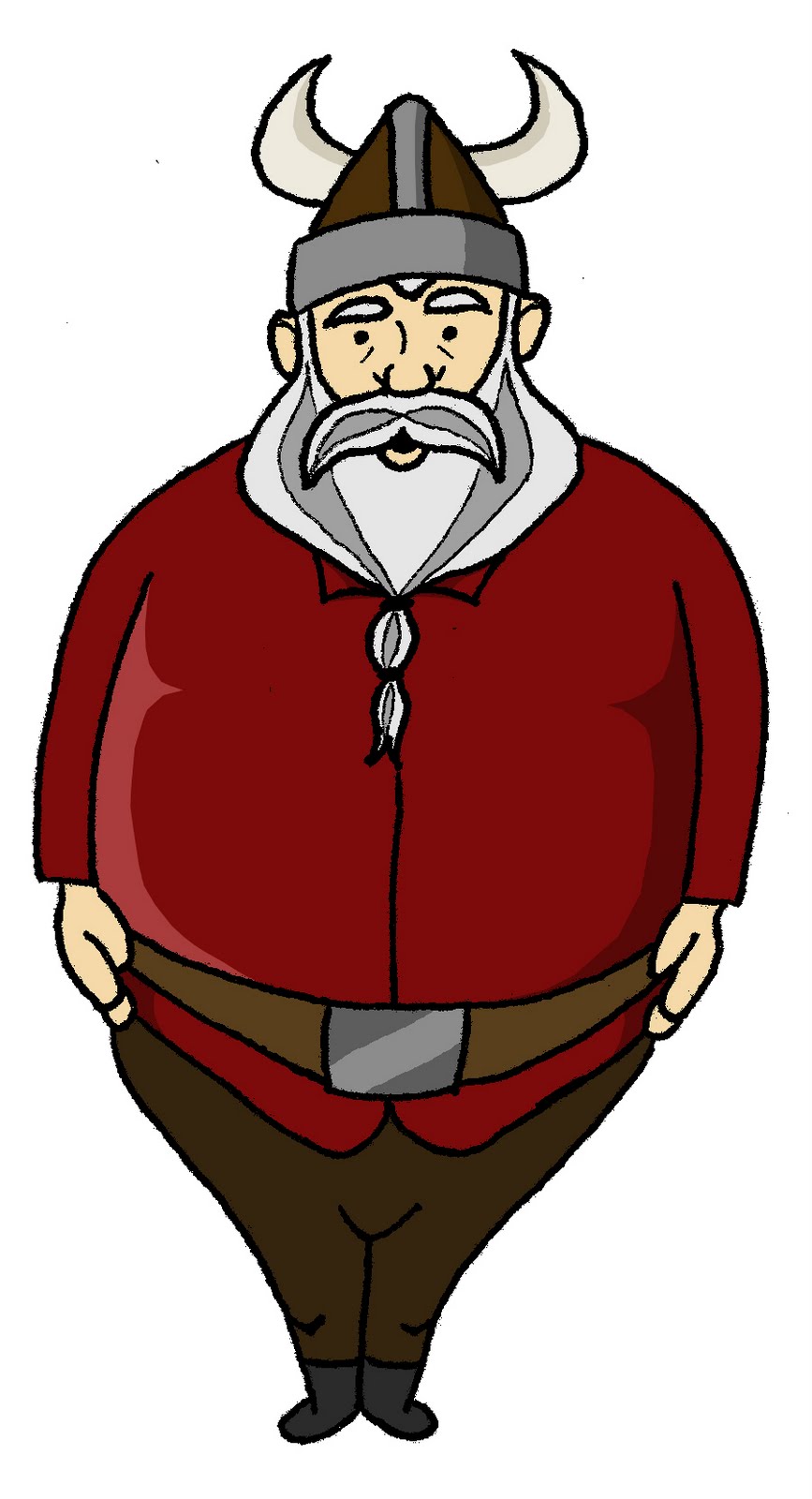 Seventh Inning Sketch: Fat Viking!