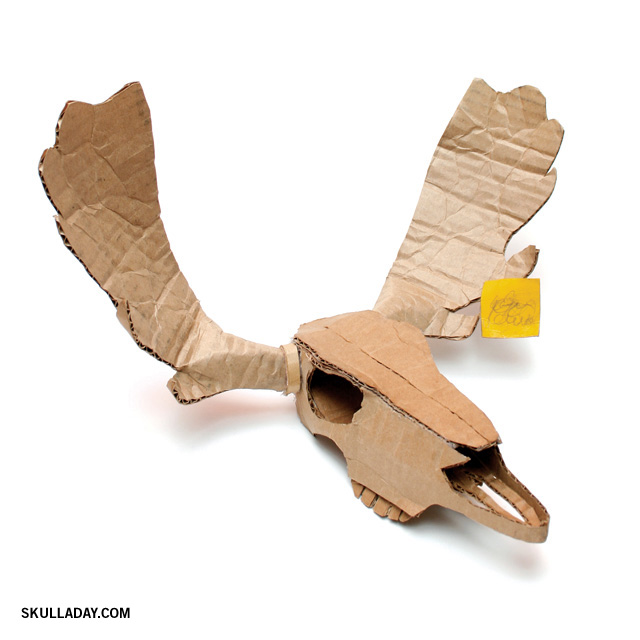 BONUS 377 Cardboard Moose Skull BONUS 377 Cardboard Moose Skull