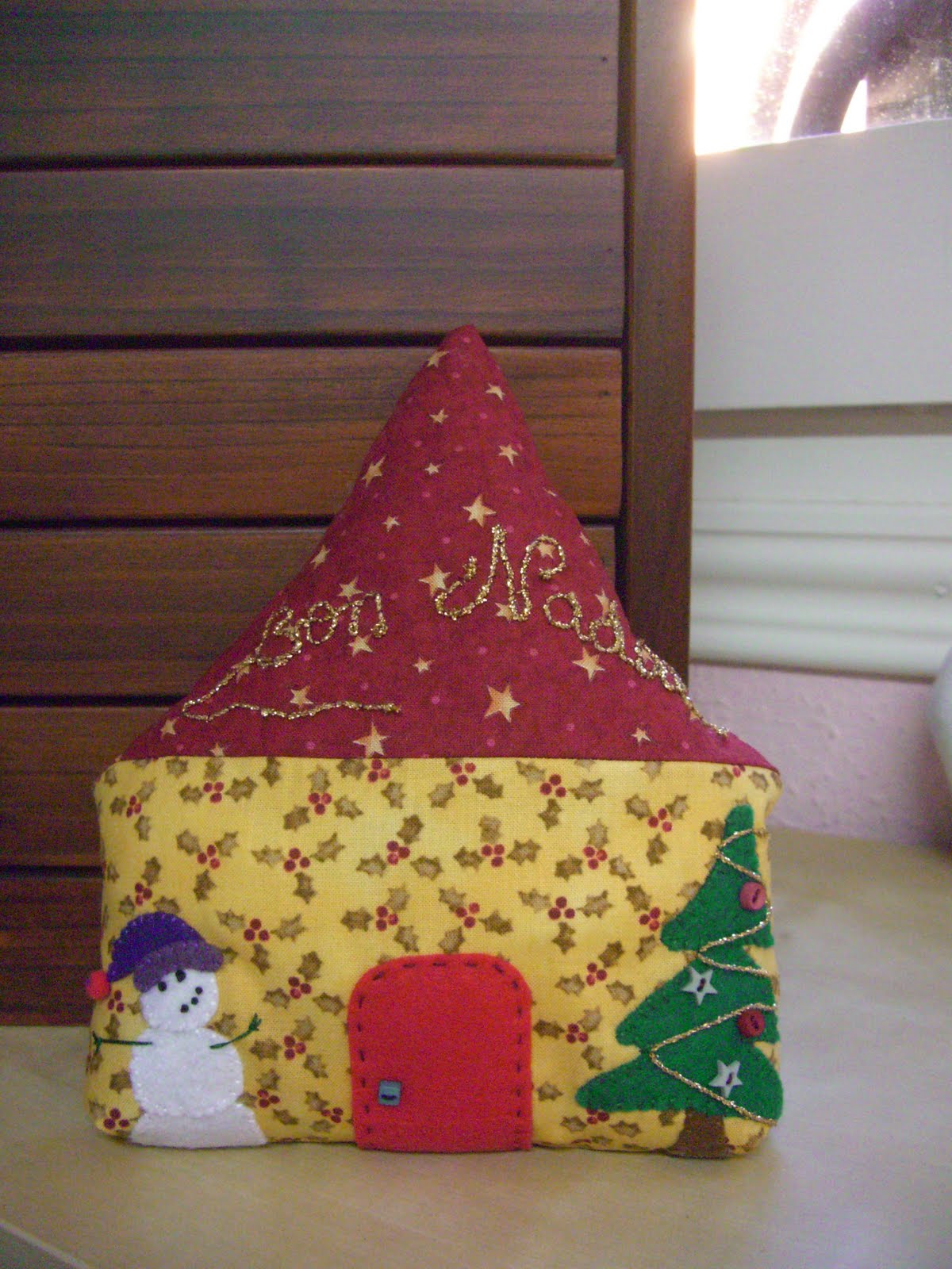 espatchwork.net: Tutorial casita navideña de patchwork