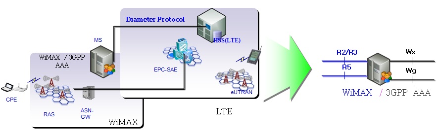 Advanced WiMAX AAA solution