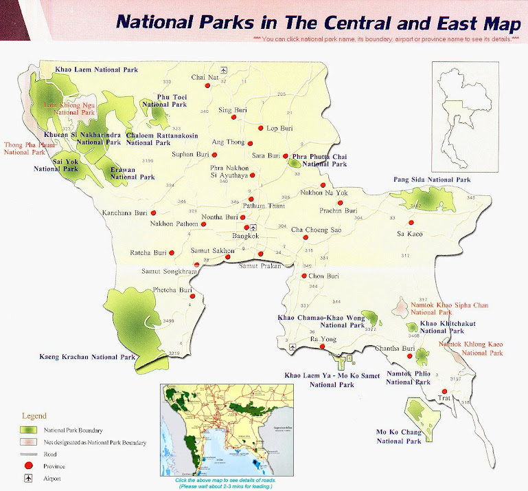Erawan National Park of Thailand