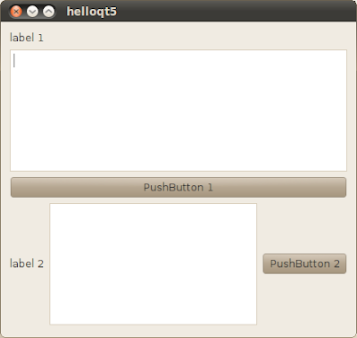 Qteveloper: QVBoxLayout and QHBoxLayout in Qt
