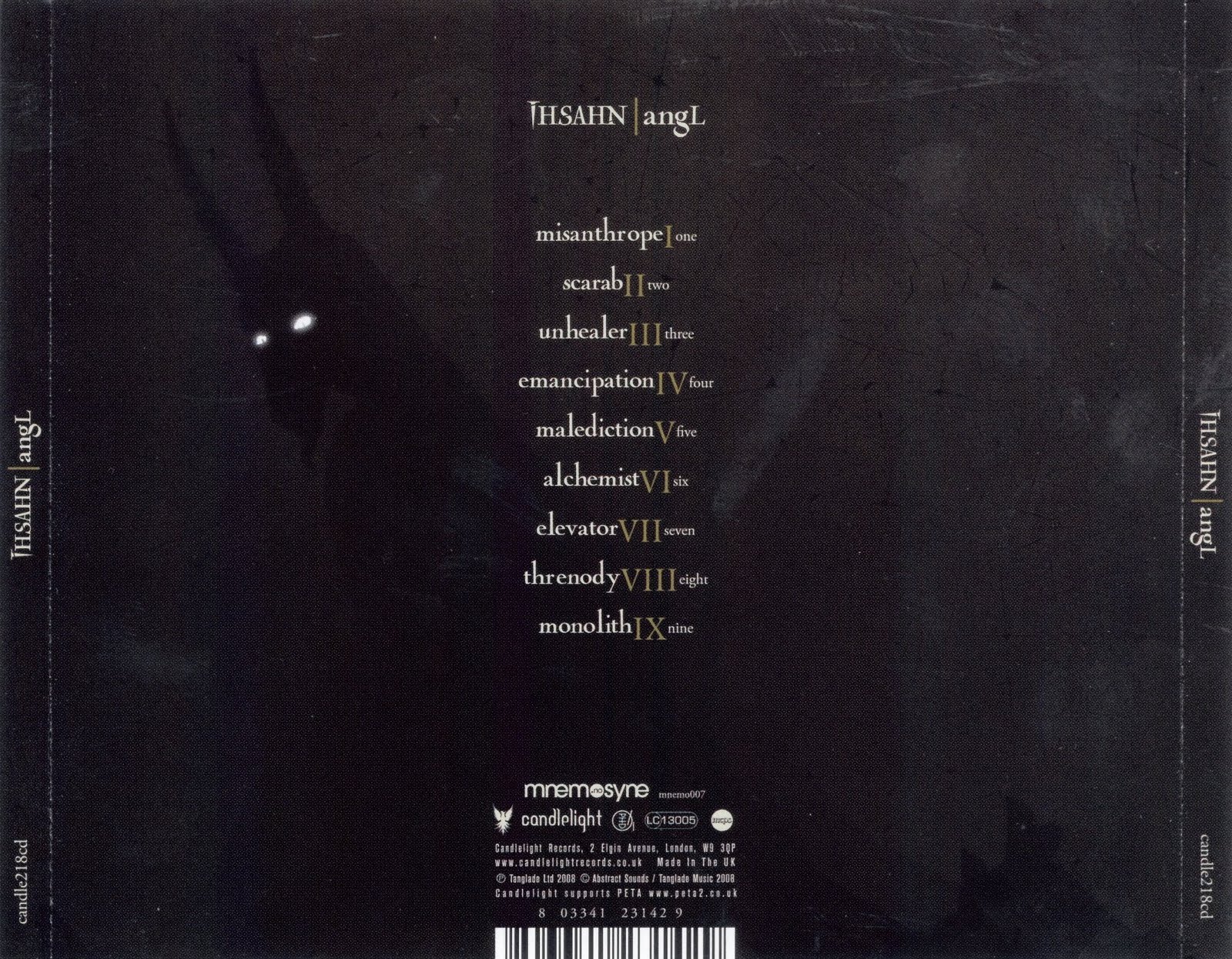 Musicalmente hablando: Ihsahn - angL (2008) [Norway (Notodden)]