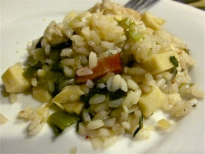 Popo's River: shanghai-style rice with greens and cured pork