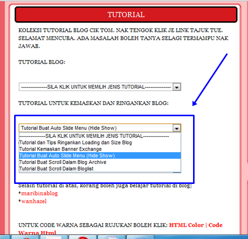 Tutorial Buat DropDown Menu Untuk Listkan Entry - Ciktom