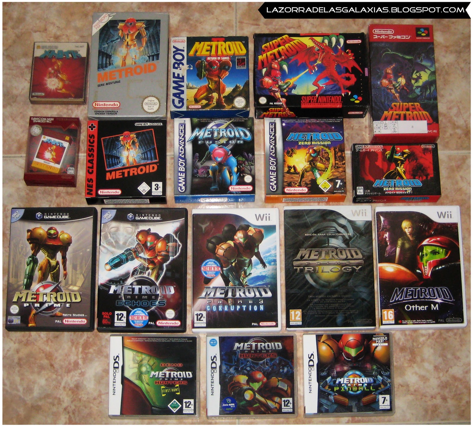 LA ZORRA DE LAS GALAXIAS: -- METROID COLLECTION