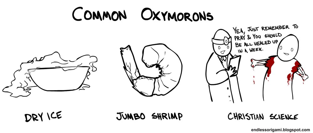 Endless Origami - A Webcomic: Oxymorons