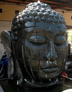 PATUNG KEPALA BUDHA - ANCIENT STONE