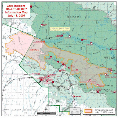 CFN - CALIFORNIA FIRE NEWS - CAL FIRE NEWS : Inciweb Update: ZACA Fire ...