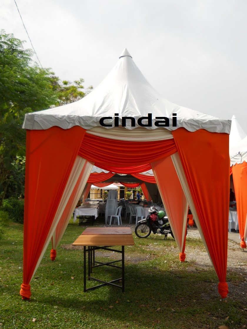 Cindai Galeri Perkahwinan: Khemah