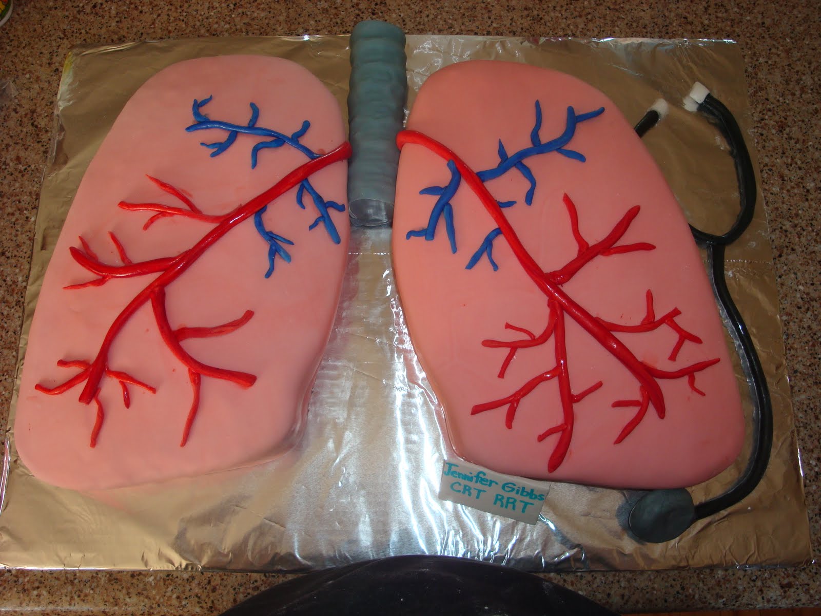 Pink House Cakes: The Lung Cake