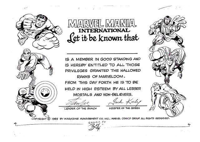 Rip Jagger's Dojo: Marvelmania Magazine!