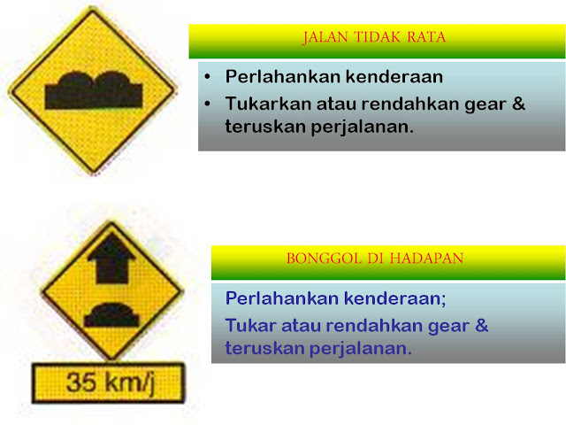 Papan Tanda Jalan Raya ~ Kepentingan Mematuhi Papan Tanda jalan Raya