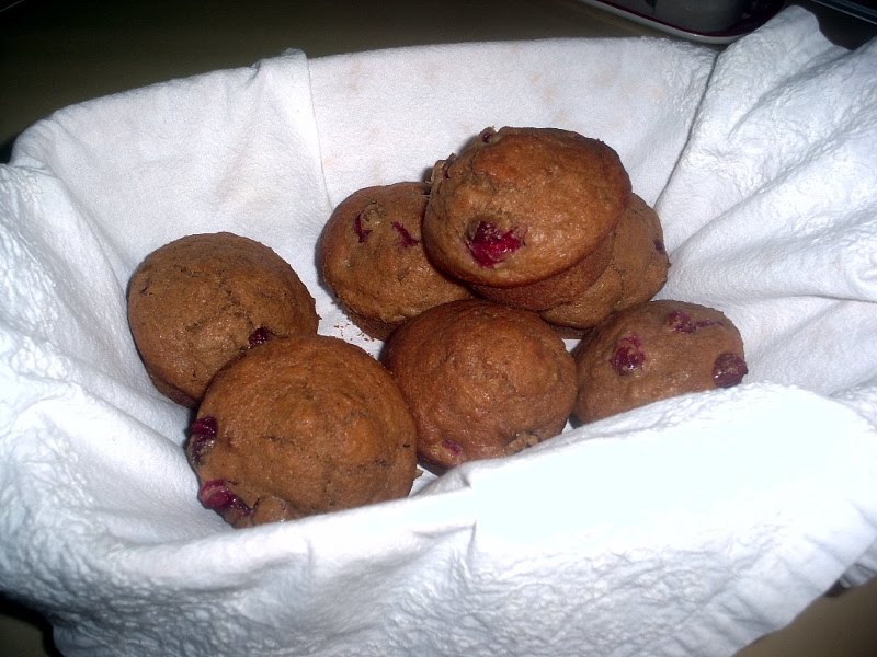 Mary Ann's House: Soaked Cranberry Muffins