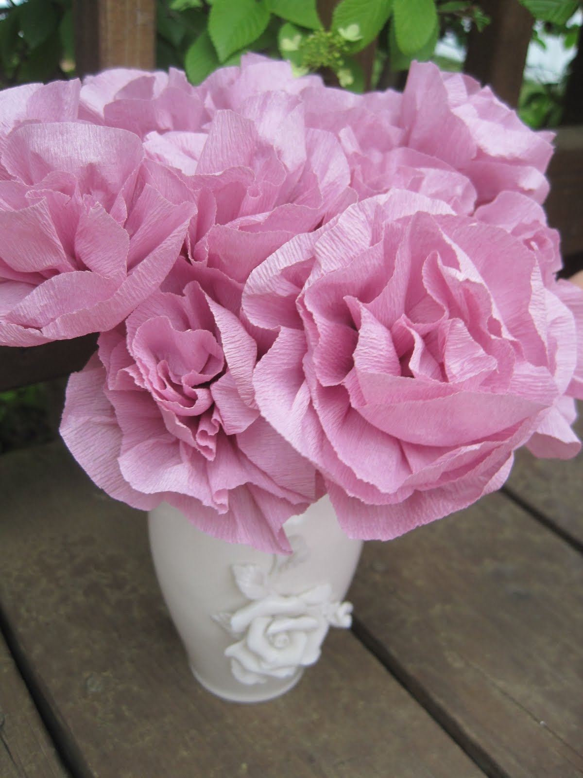 Angela N Harris: Spring Crepe Paper Roses