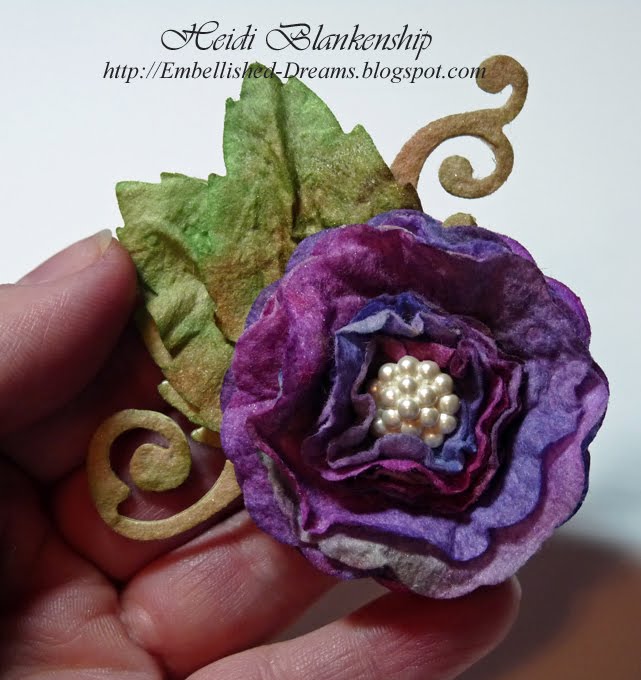Embellished Dreams: Handmade Flower Pin & Flower Embellishments