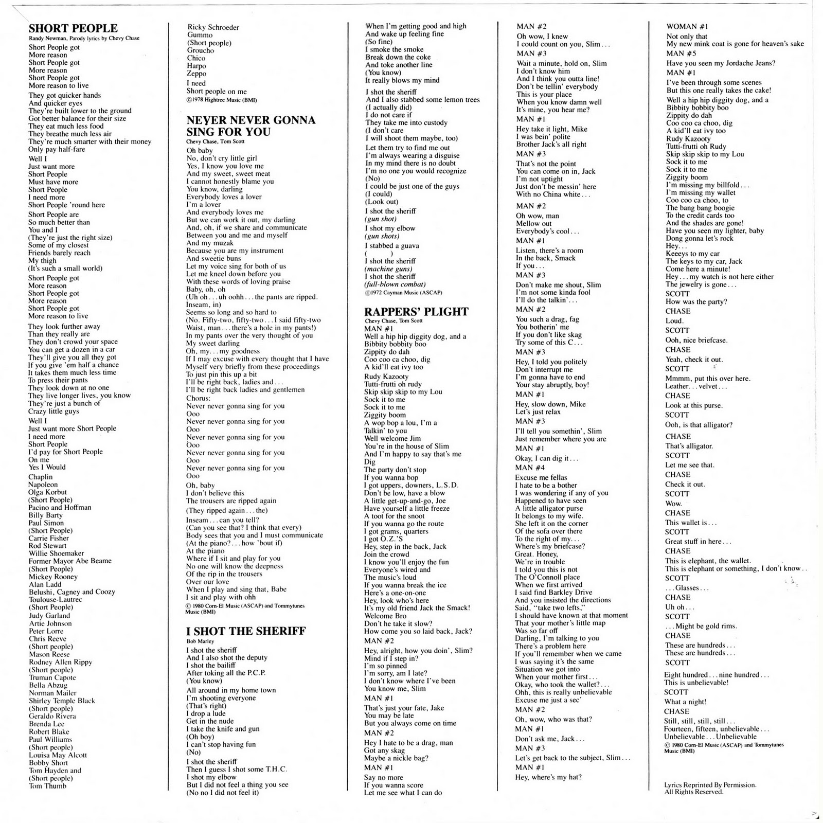 I Got Your Back!: Chevy Chase - Chevy Chase 1980