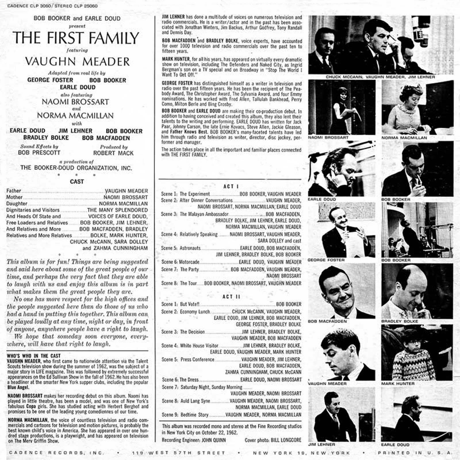 I Got Your Back!: Vaughn Meader - First Family 1962