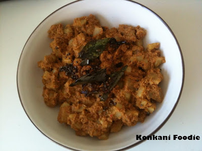 Konkani Foodie: Chinese Potato Dry Side Dish (Kukka Sukke/ Kooka Sukke ...