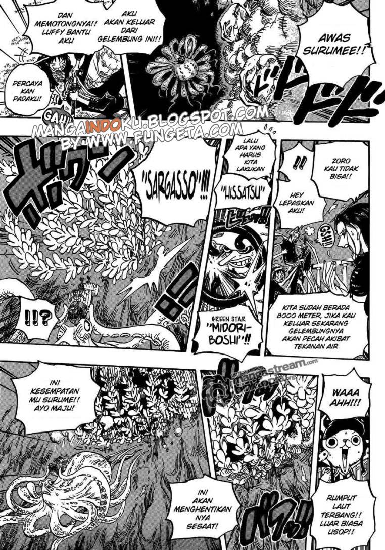 MANGA ONE PIECE CHAPTER 607 - 10.000 METER DI DASAR LAUT | Komik Bahasa ...