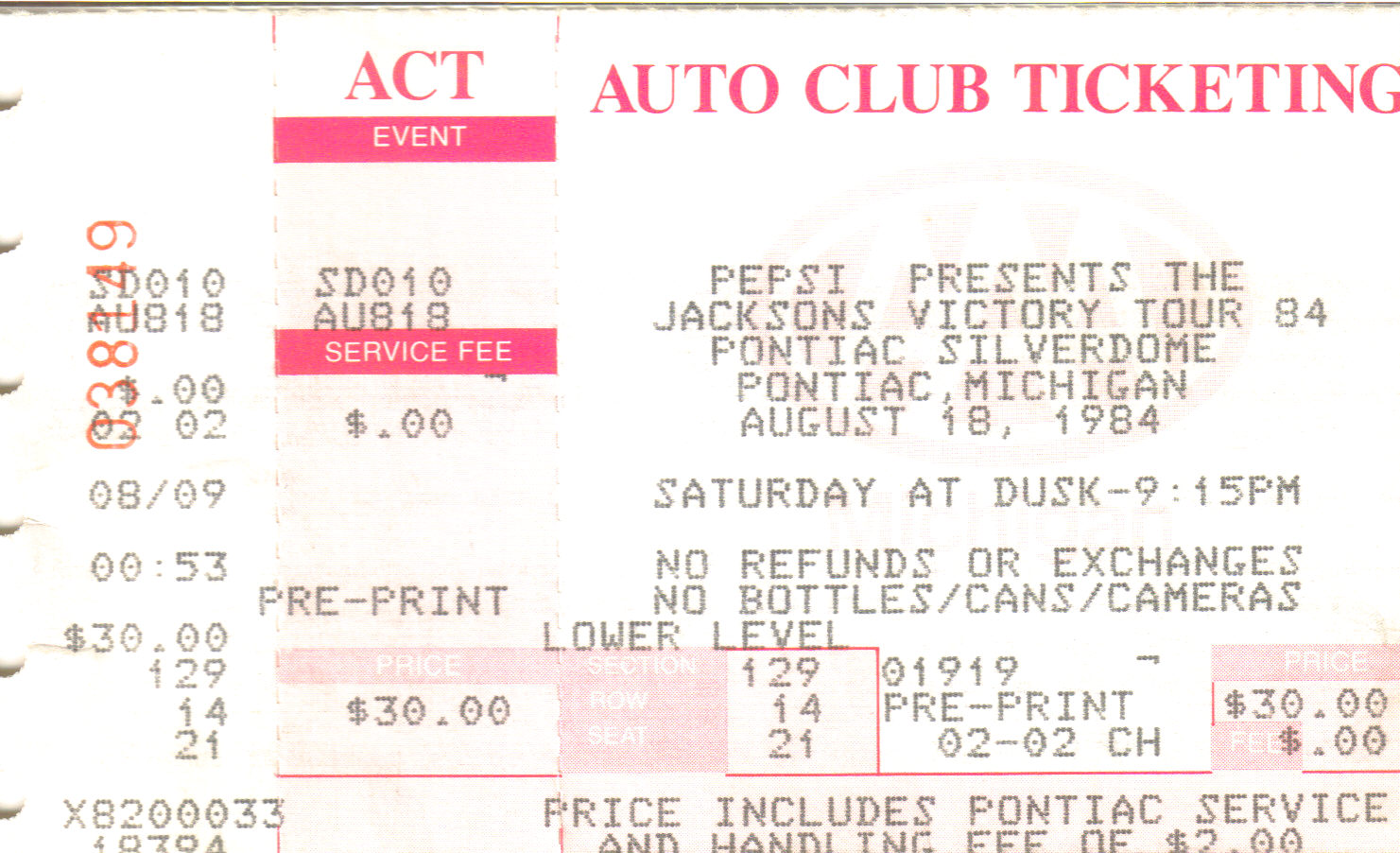 Stub Love The Jacksons Victory Tour August 18 1984 stub-love-the-jacksons-victory-tour-august-18-1984