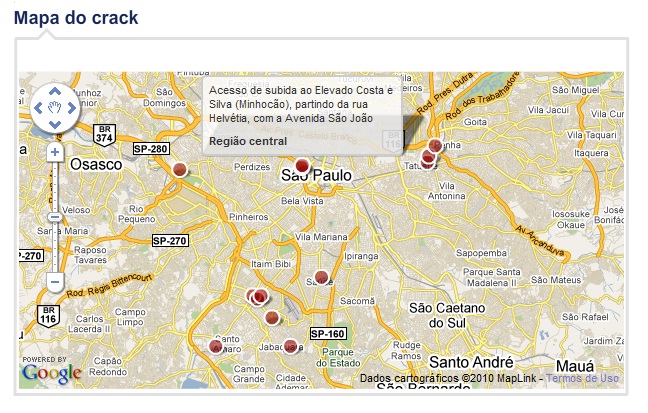 SÃO PAULO VIVA: MAPA DO CRACK
