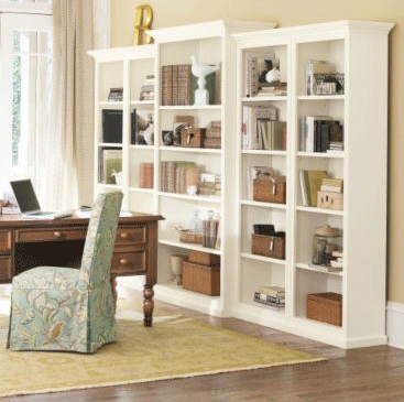 sophisticating: design obsession: bookcases + crown molding!