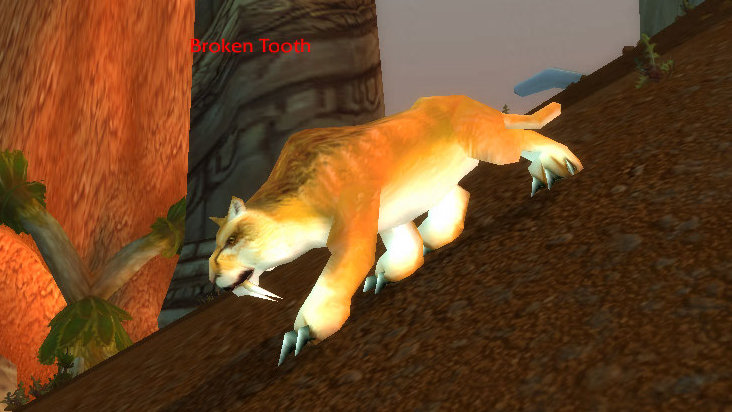 Glimpses of Azeroth: The fastest cat: Broken Tooth