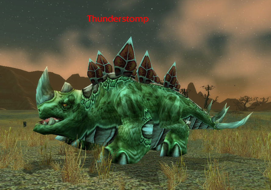 Glimpses of Azeroth: Thunder lizards of the Barrens: Thunderstomp
