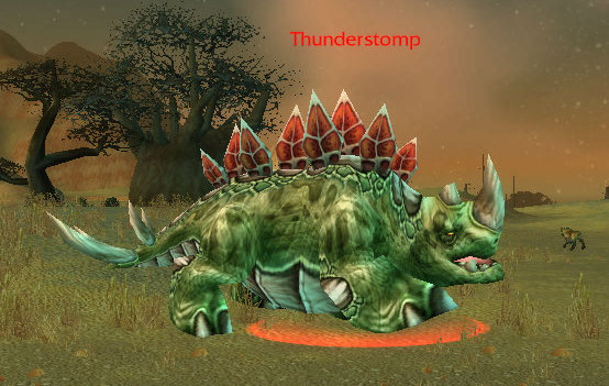 Glimpses of Azeroth: Thunder lizards of the Barrens: Thunderstomp