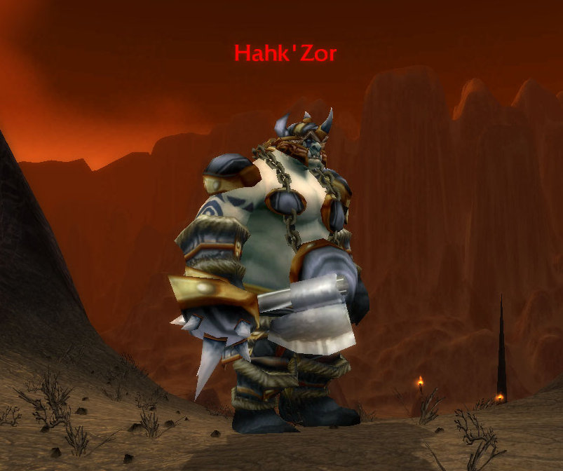 Glimpses of Azeroth: Another ogre, another pun: Hahk'Zor