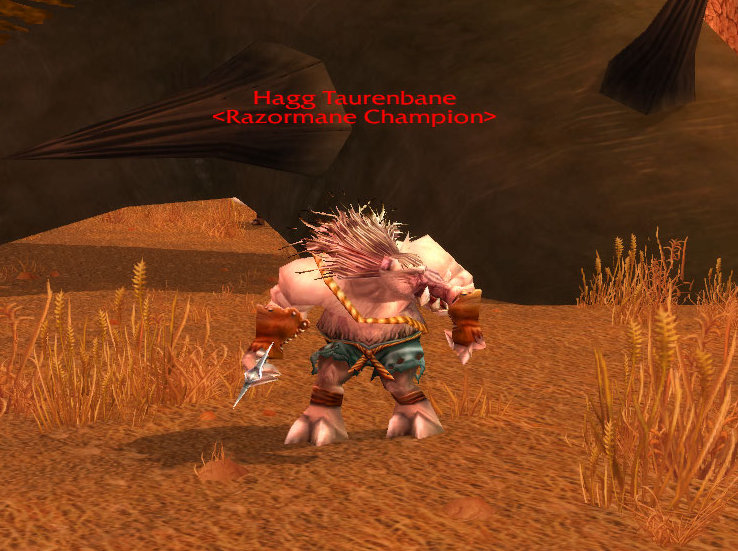 Glimpses of Azeroth: Hagg Taurenbane: Champion of the Razormane