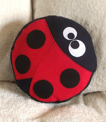 BedBugg Boutique: Newest Item!!! LadyBug Pillow!!!