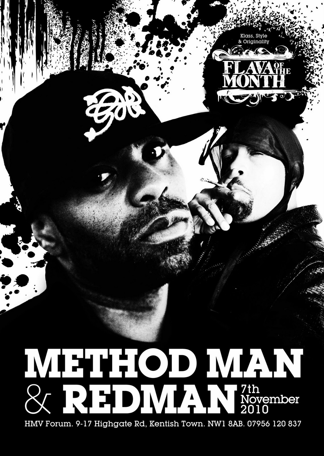 Welcome To My World!: METHOD MAN & REDMAN LIVE IN LONDON - NOV 7TH