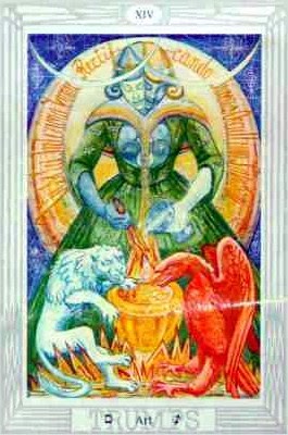 LA PUERTA DEL TAROT: LA TEMPLANZA. EL ARTE DE ENCONTRAR LA MEDIDA