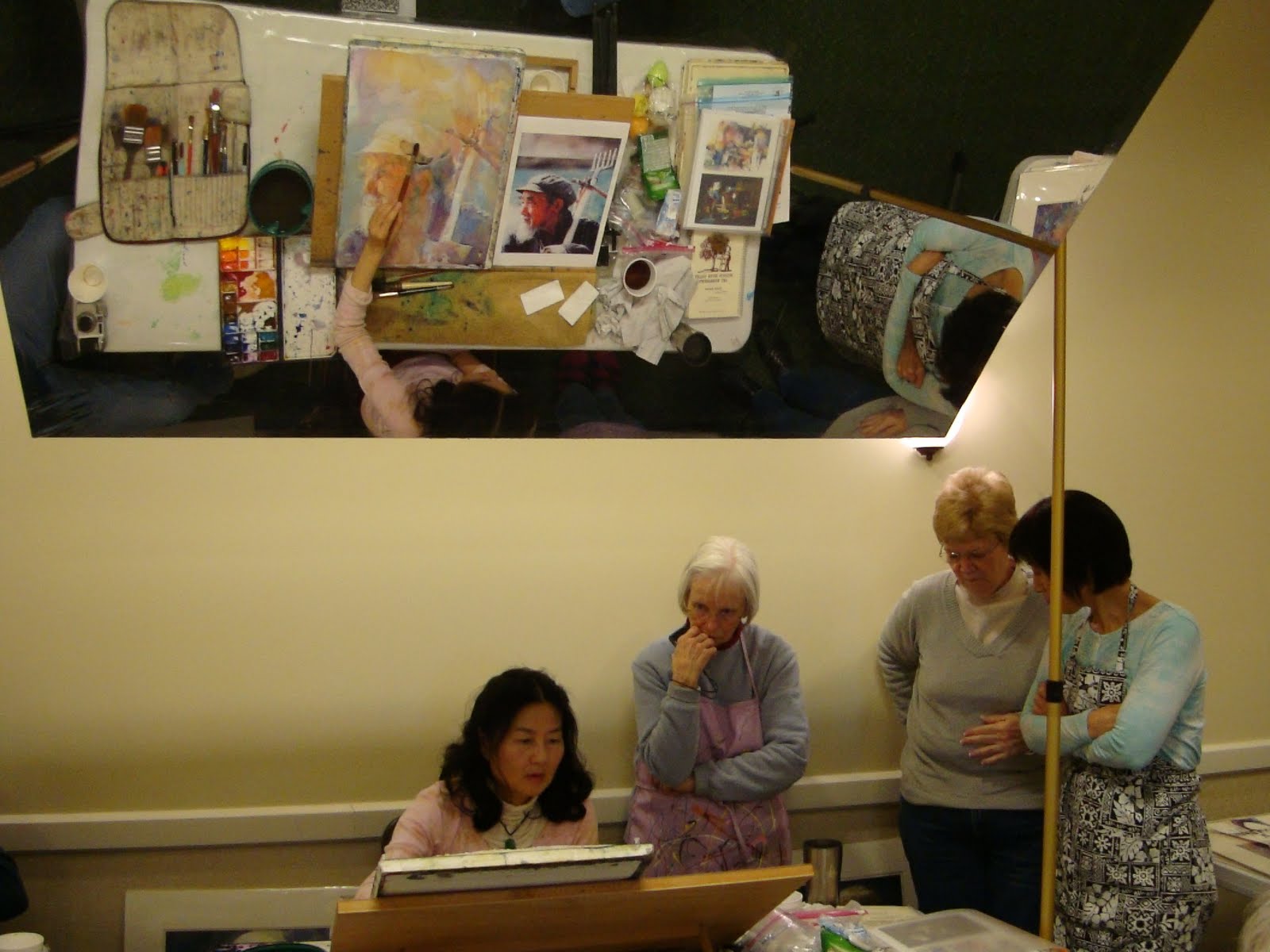 Libby's Art: Fealing Lin workshop