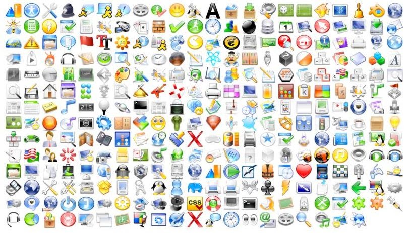 300 icônes gratuites ... et superbes ! ~ Freewares & Tutos
