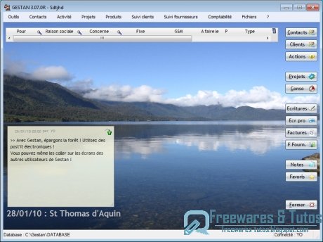 tuto & logiciels: Gestan : un logiciel gratuit de gestion pour PME/PMI
