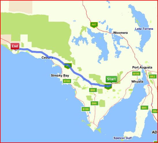 Scott's Australian adventures - The Nullarbor: Kimba, SA - Maps ...