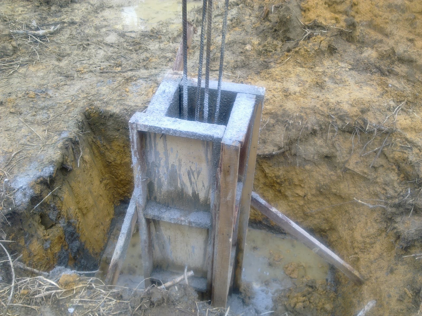 family syaza: Fasa: Column Stump & Pad Footing